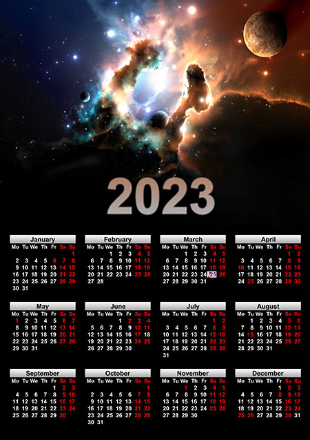 Calendar Creator 2023 With 250 Templates