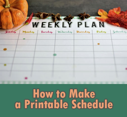 Printable Schedule Maker Free Weekly Planner Samples Printable Schedule Maker Free Weekly Planner Samples
